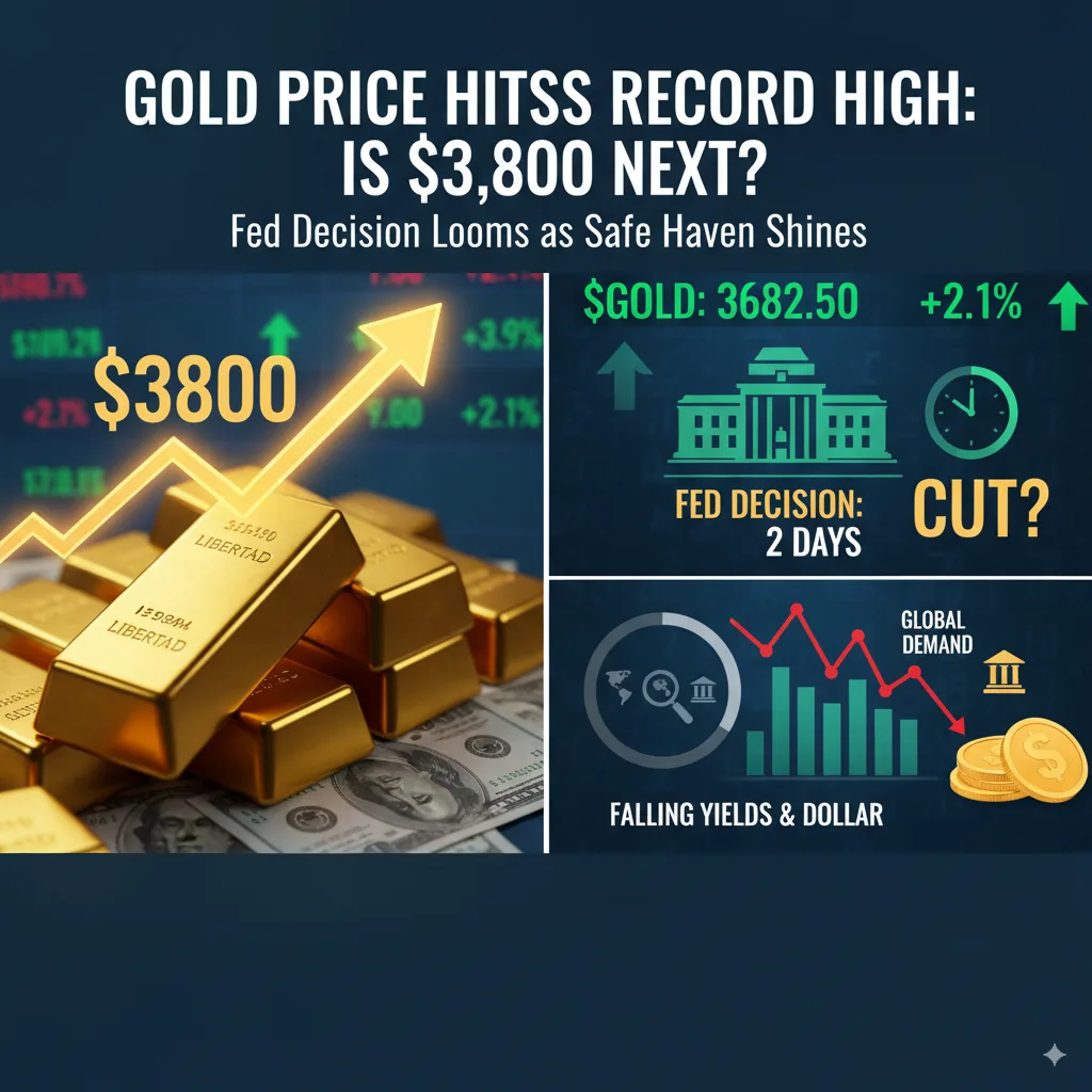 Gold Price Hit Record High Ahead of Fed Decision, Is $3,800 Next ...