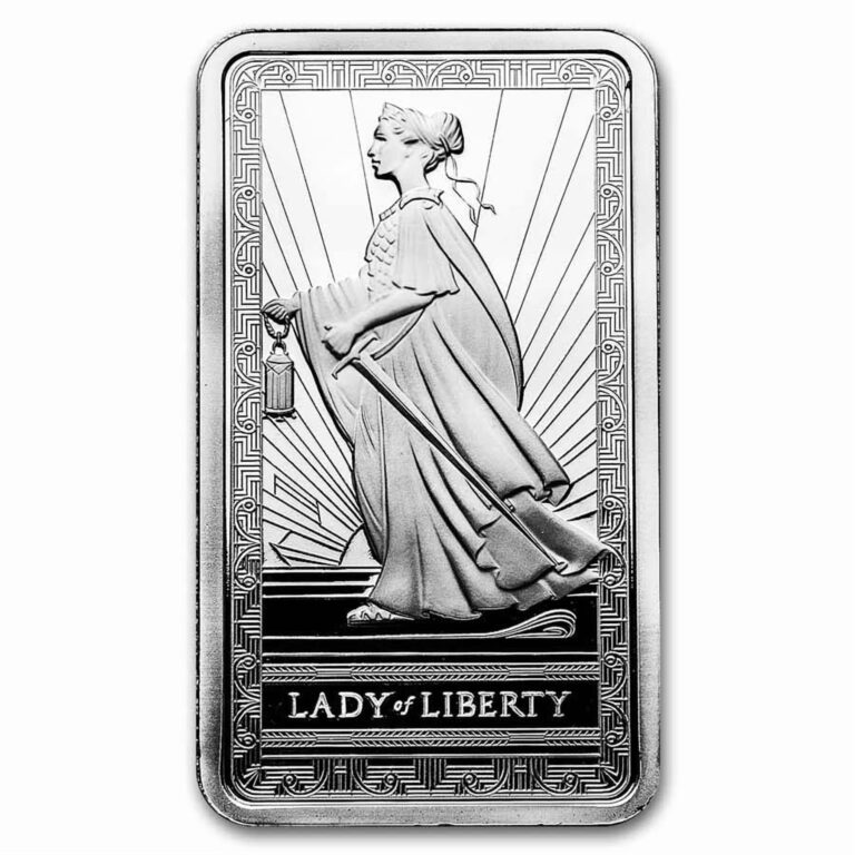10 oz Silver PAMP Lady Liberty Bar| Bullion Trading LLC
